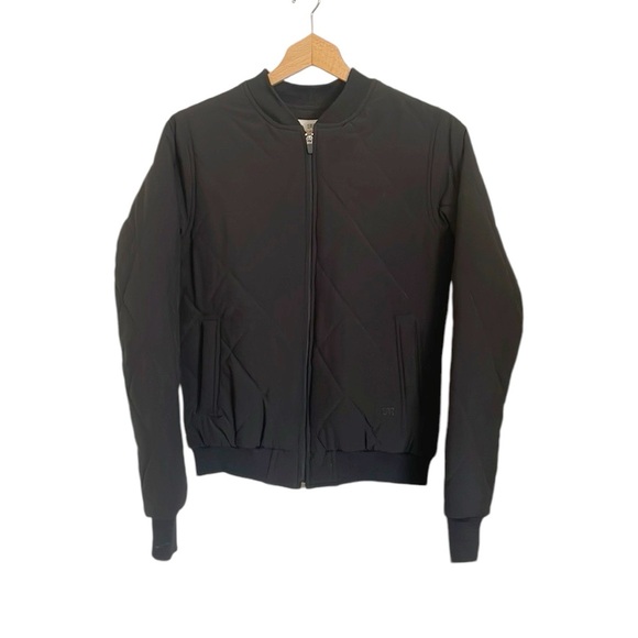 Albion | Jackets & Coats | Albion Fit Black Quilted Puffer Full Zip ...